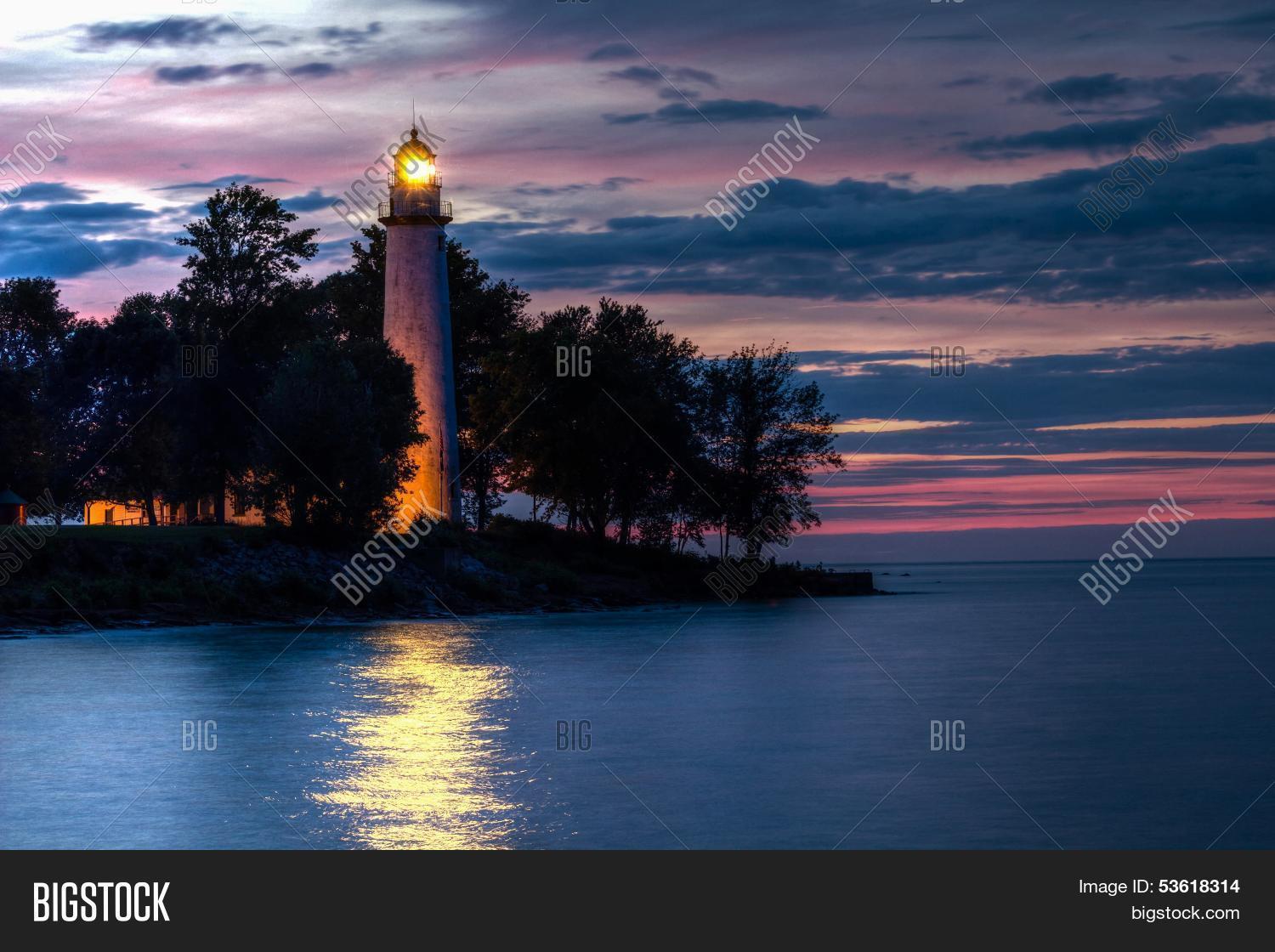 Lighthouse Reflections Image & Photo (Free Trial) | Bigstock