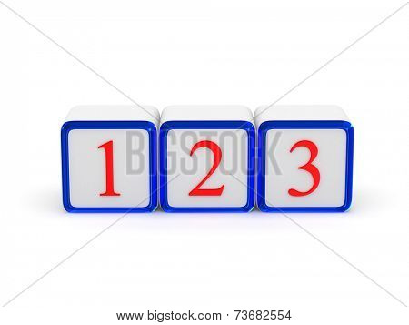 1 2 3 Signs. 3d Image & Photo (Free Trial) | Bigstock