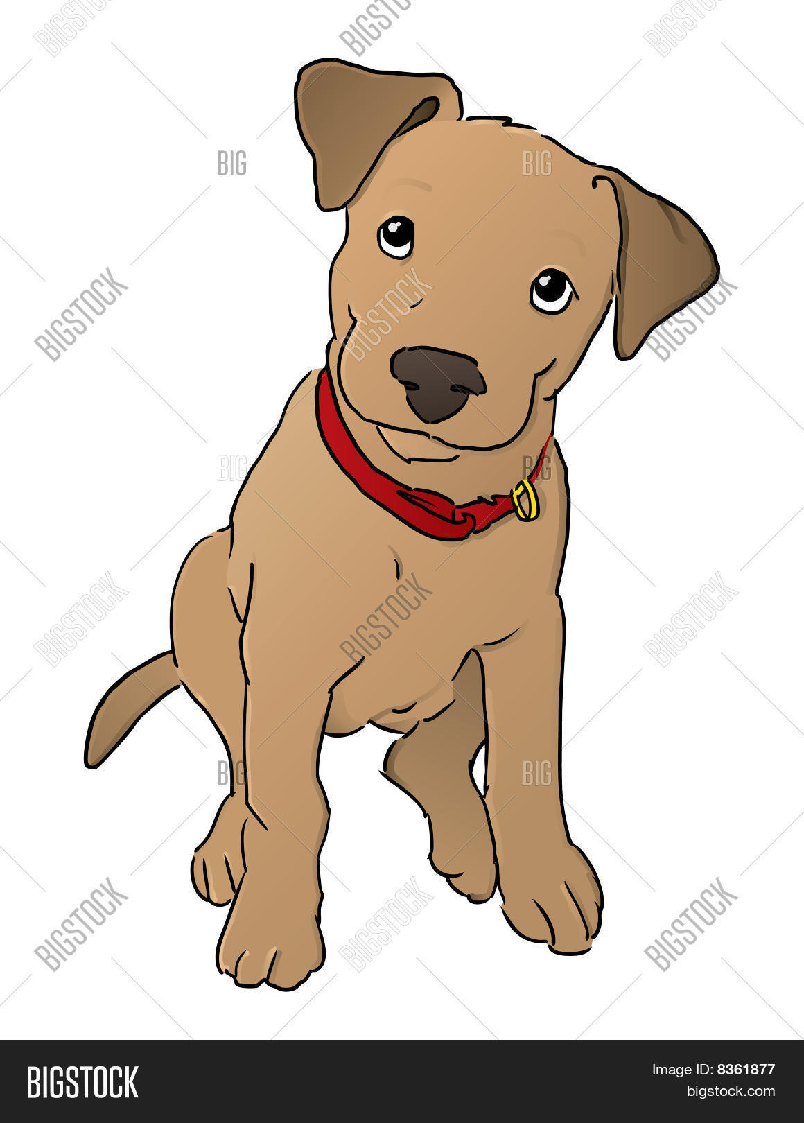 Puppy Cartoon Vector. Vector & Photo (Free Trial) | Bigstock