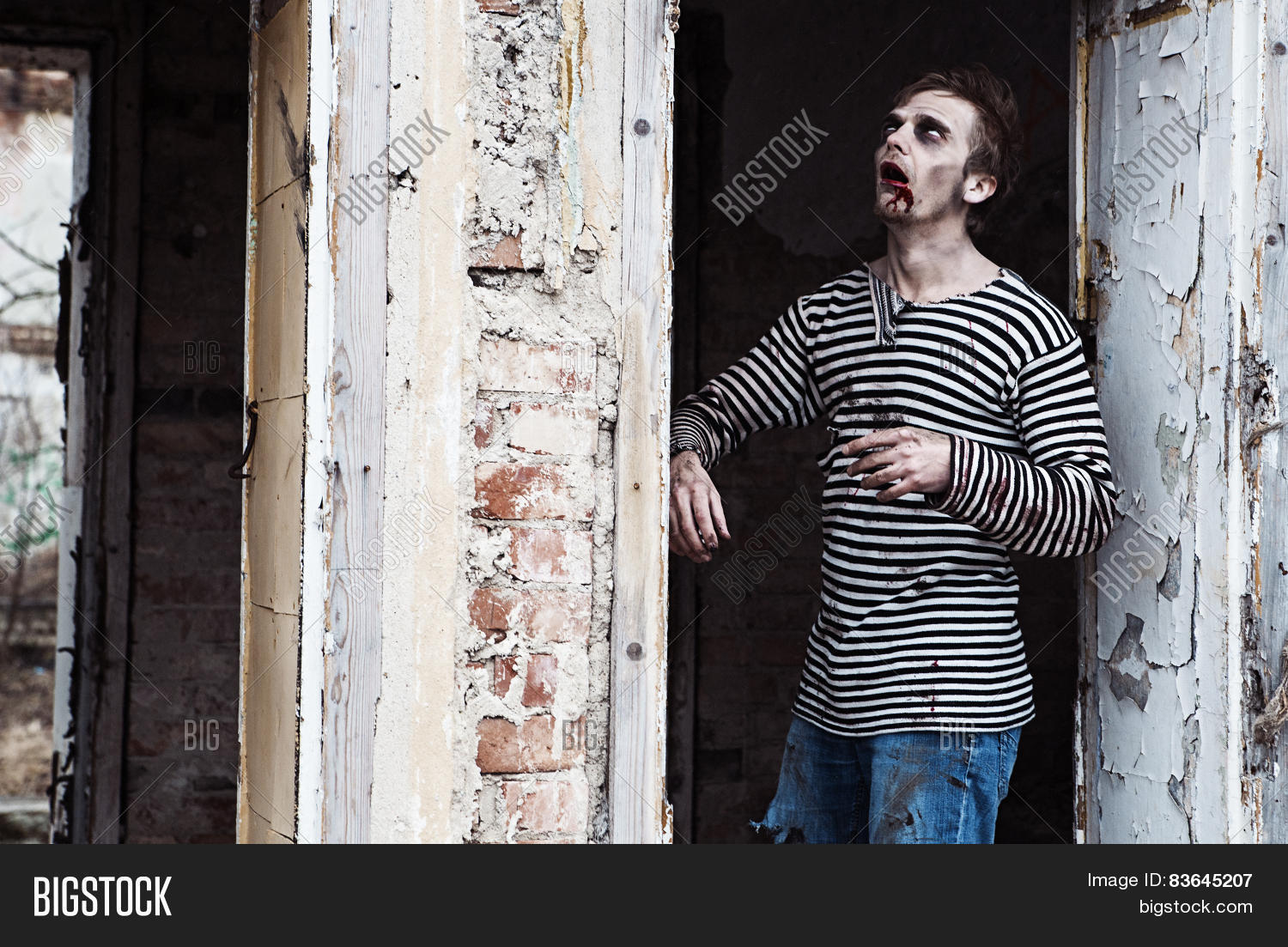 Zombie Locked Between Image & Photo (Free Trial) | Bigstock