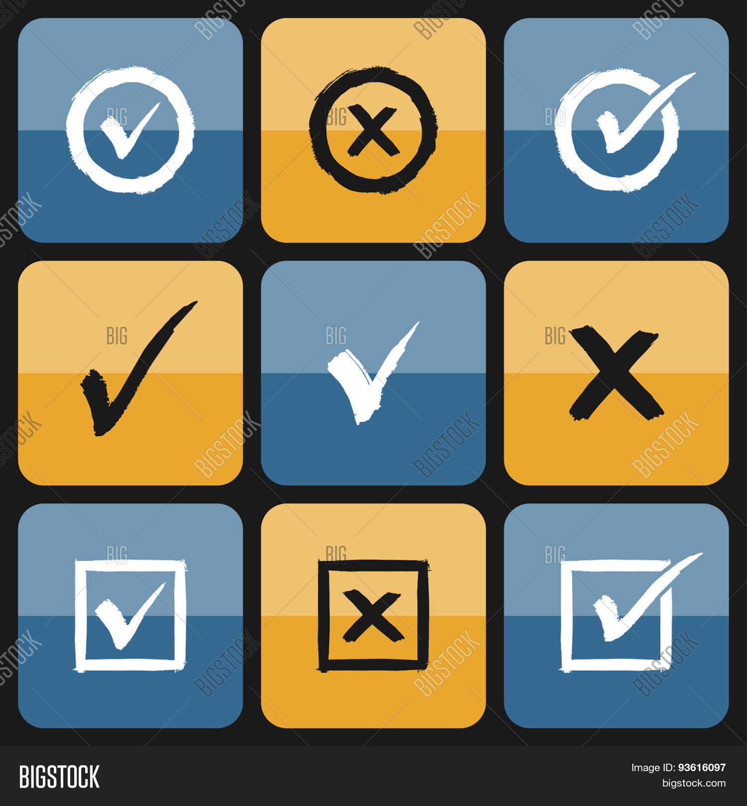 Vector Check Box Set Vector & Photo (Free Trial) | Bigstock