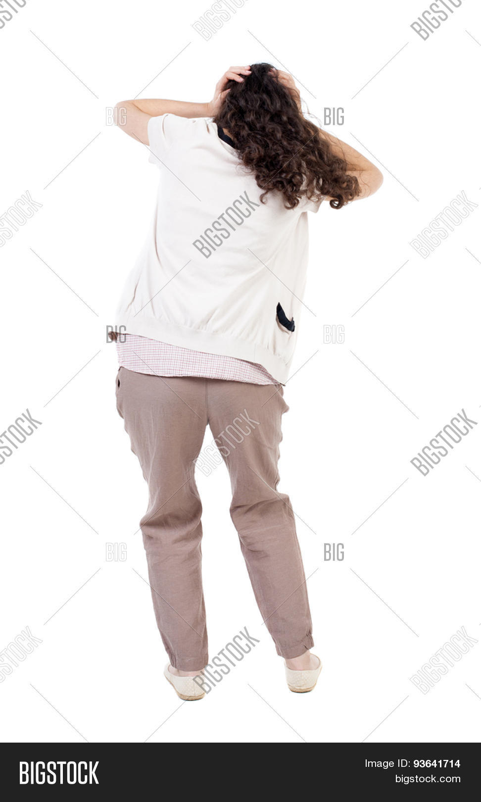 Back View Shocked Girl Image & Photo (Free Trial) | Bigstock