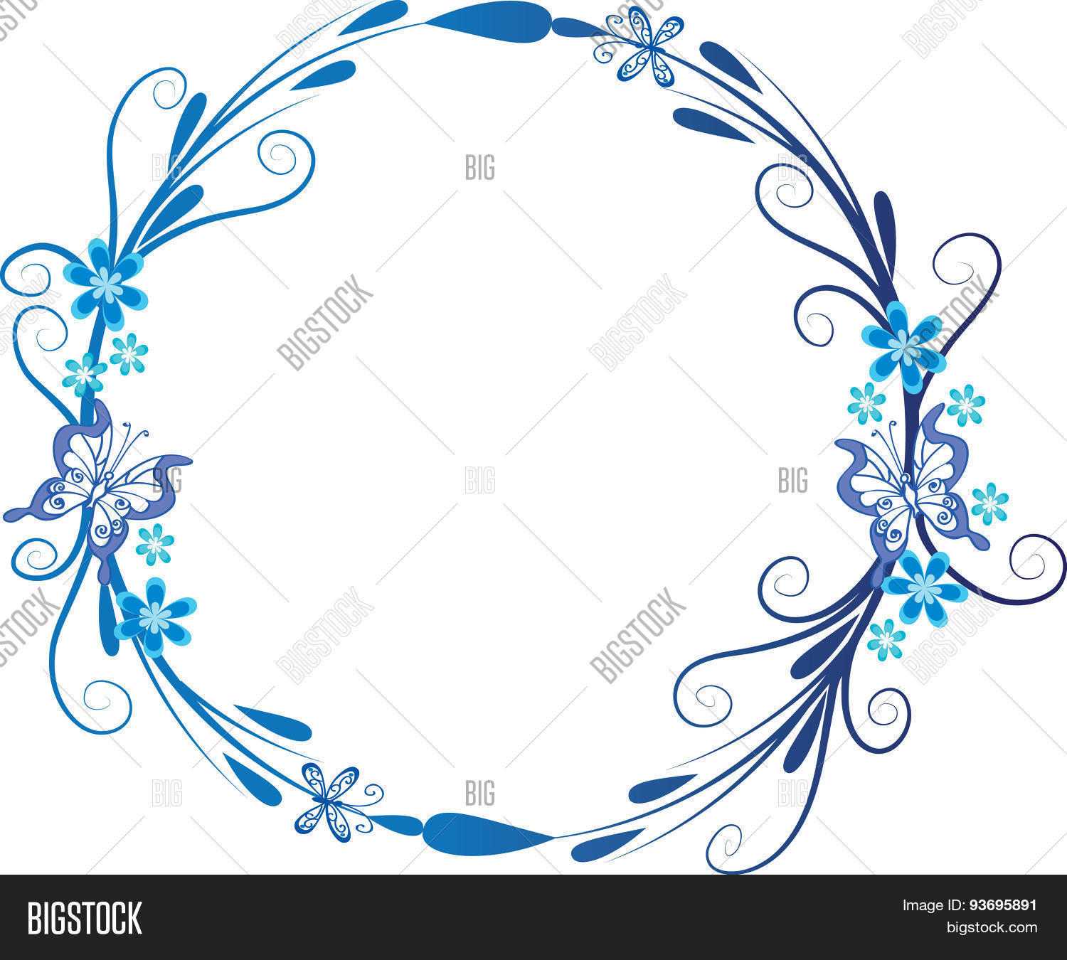 Circle Border Design Vector & Photo (Free Trial) | Bigstock