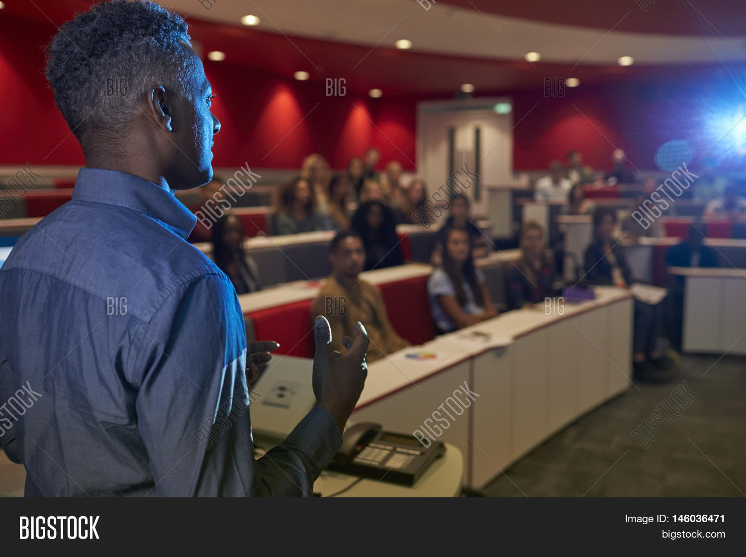 Man Lecturing Students Image & Photo (Free Trial) | Bigstock