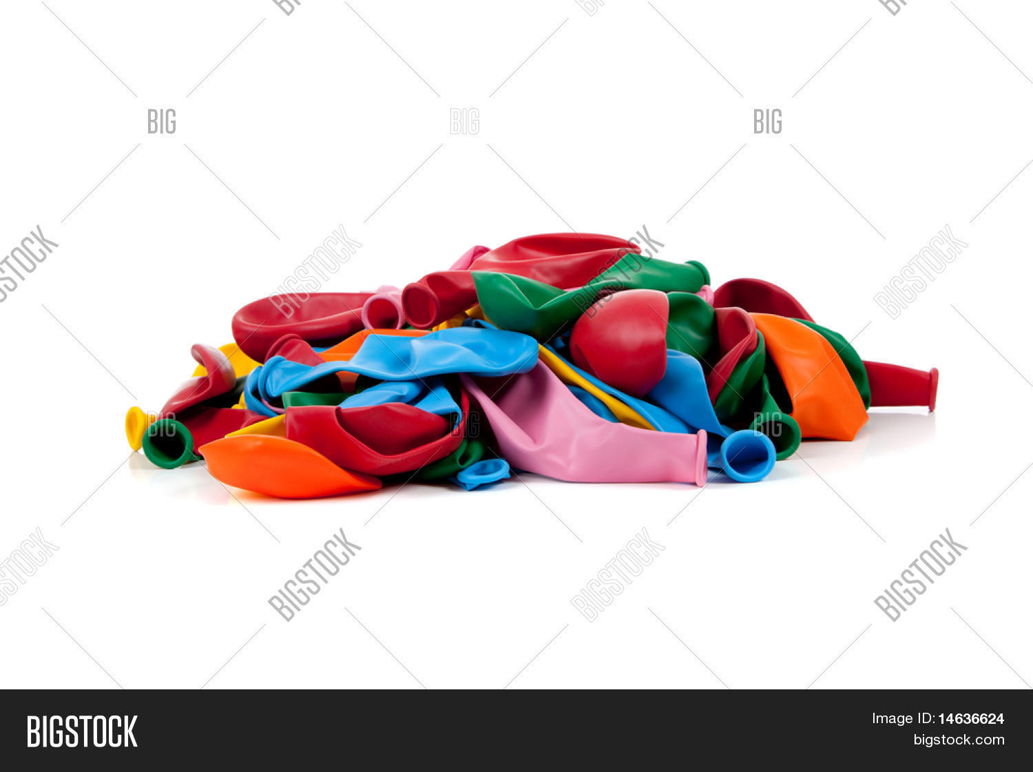 Flat Colored Balloons Image & Photo (Free Trial) | Bigstock