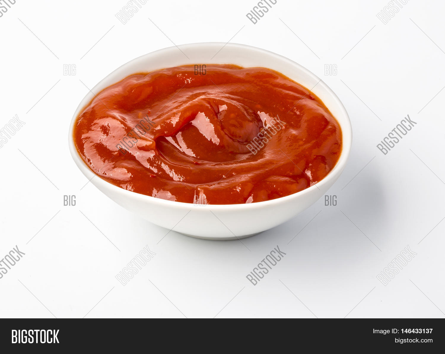 Ketchup Bowl Isolated Image & Photo (Free Trial) | Bigstock