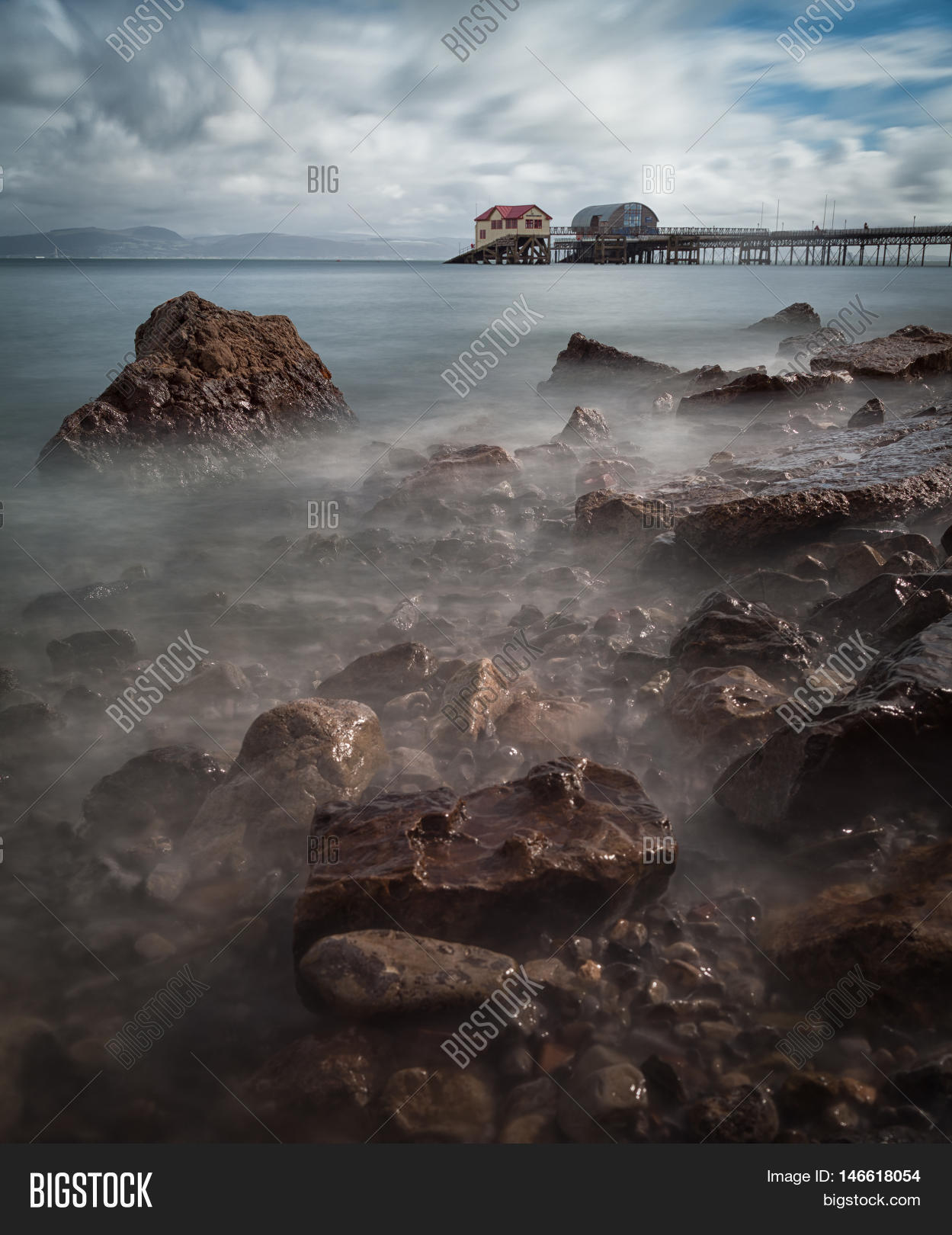Mumbles Pier Showing Image & Photo (Free Trial) | Bigstock