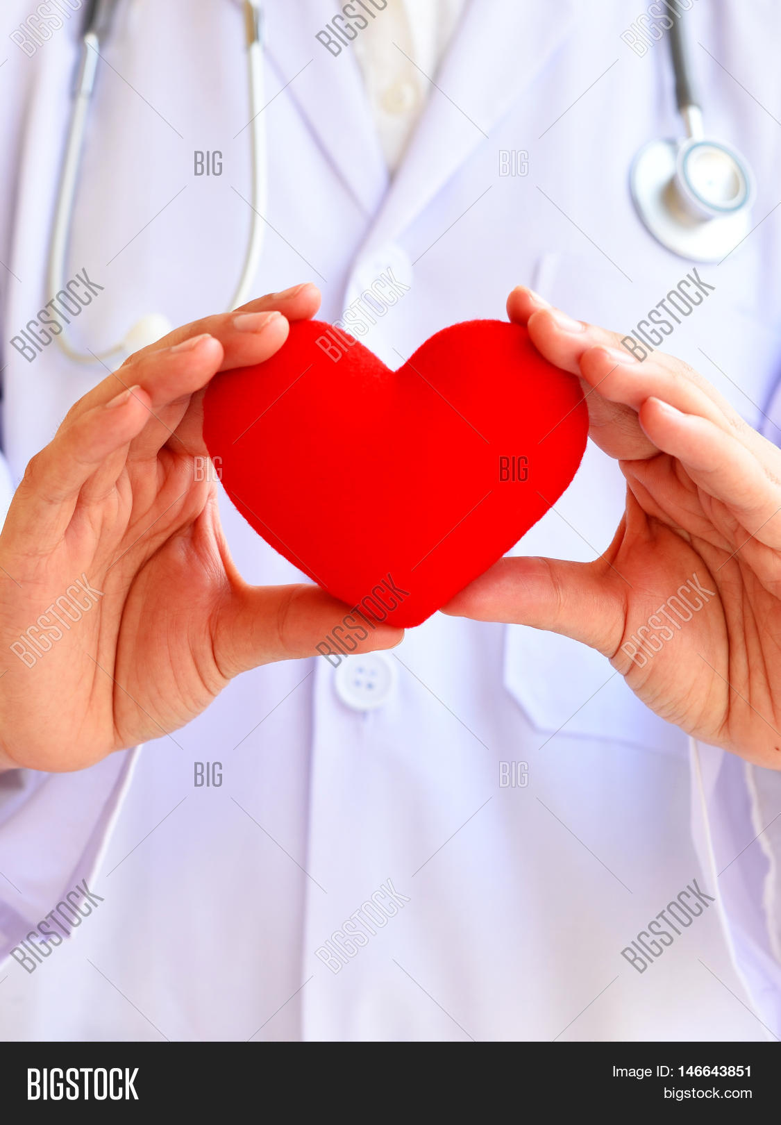 Doctor Holding Heart Image & Photo (Free Trial) | Bigstock