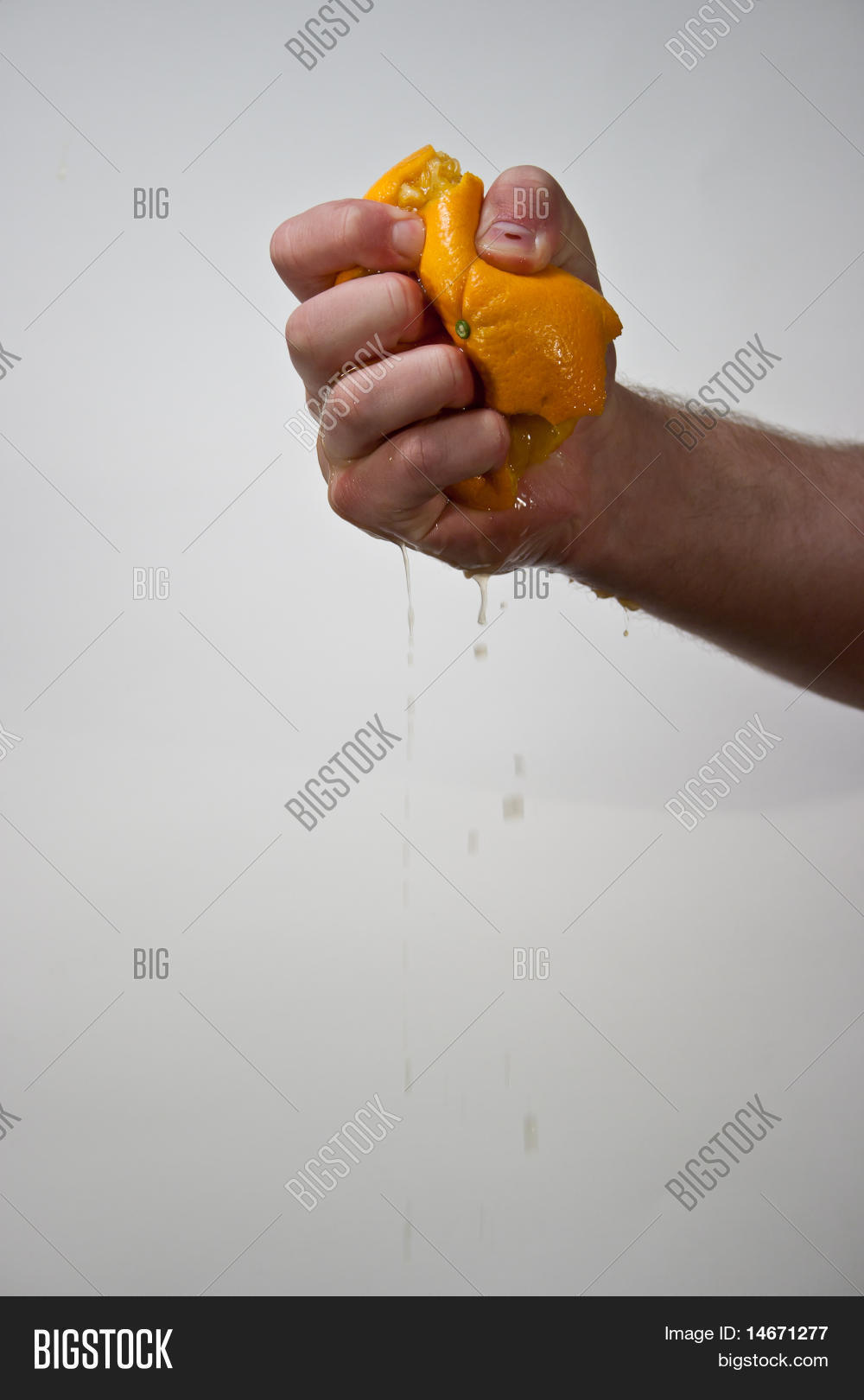 Hand Squeezing Orange Image & Photo (Free Trial) | Bigstock