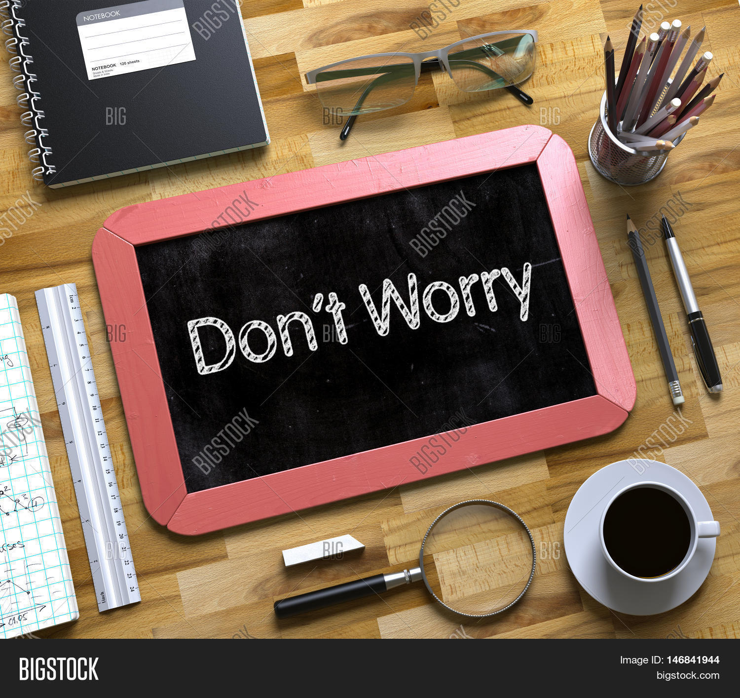Don't Worry - Text On Image & Photo (Free Trial) | Bigstock