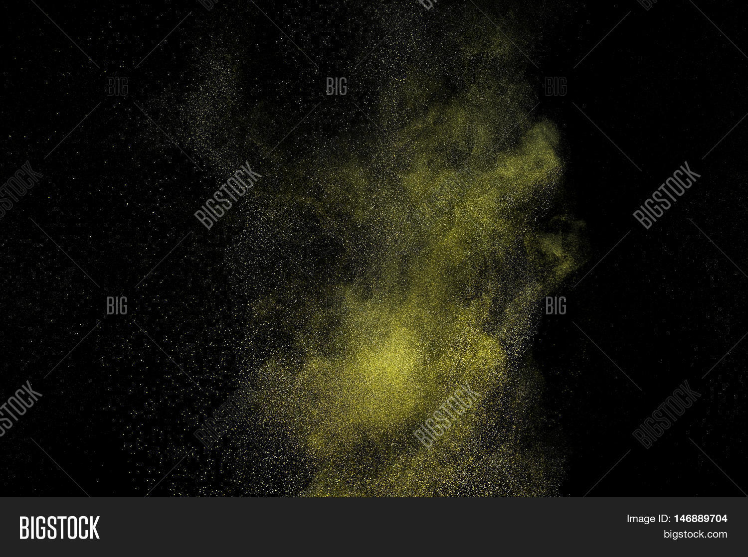 Gold Powder Explosion Image & Photo (Free Trial) | Bigstock