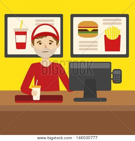Work Fast Food Vector & Photo (Free Trial) | Bigstock