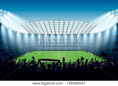 Excited Crowd People Vector & Photo (Free Trial) | Bigstock