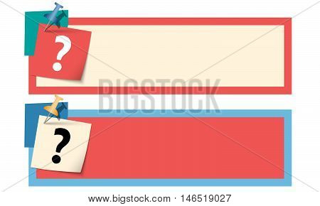 Vector Two Text Boxes Vector & Photo (Free Trial) | Bigstock