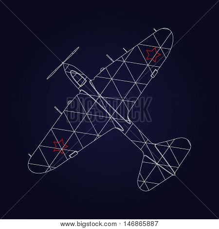 Retro Airplane Design Vector & Photo (Free Trial) | Bigstock