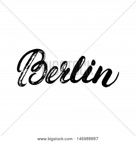 Berlin Hand Written Vector & Photo (Free Trial) | Bigstock