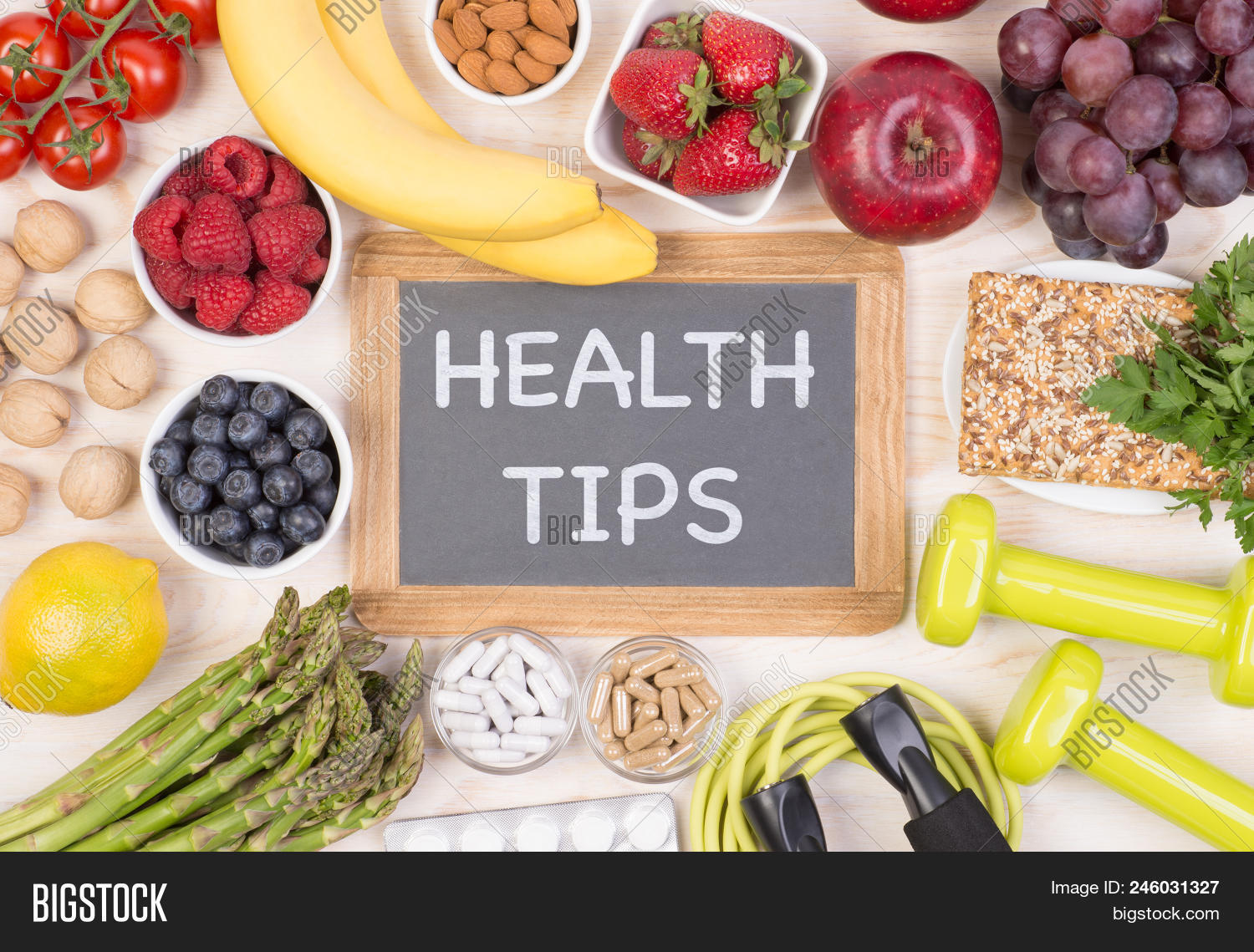 Phrase "Health Tips" Image & Photo (Free Trial) | Bigstock
