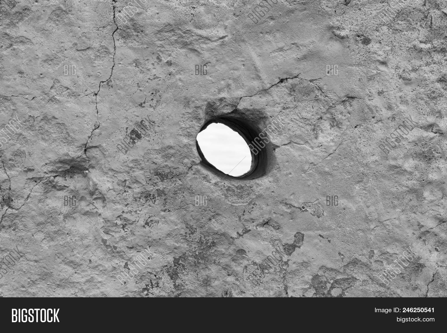 Hole Cracks Concrete Image & Photo (Free Trial) | Bigstock