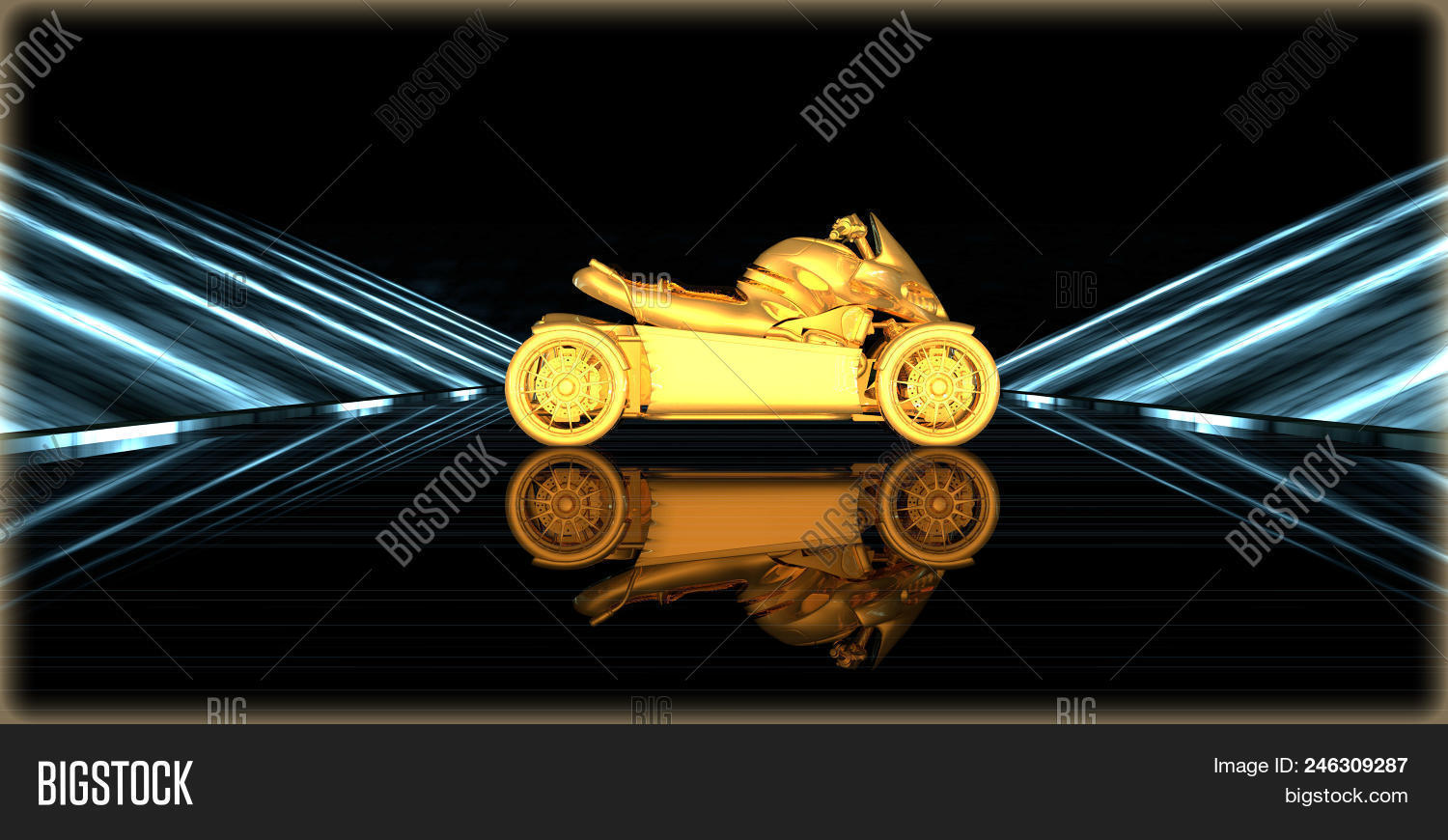 3D Rendering Golden Image & Photo (Free Trial) | Bigstock