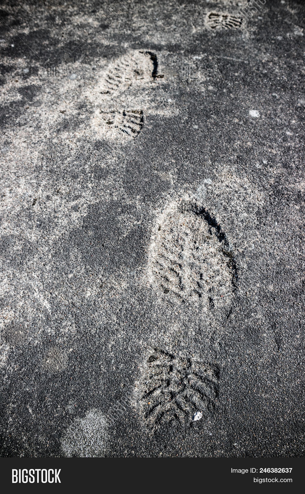 Shoeprints Imprinted Image & Photo (Free Trial) | Bigstock