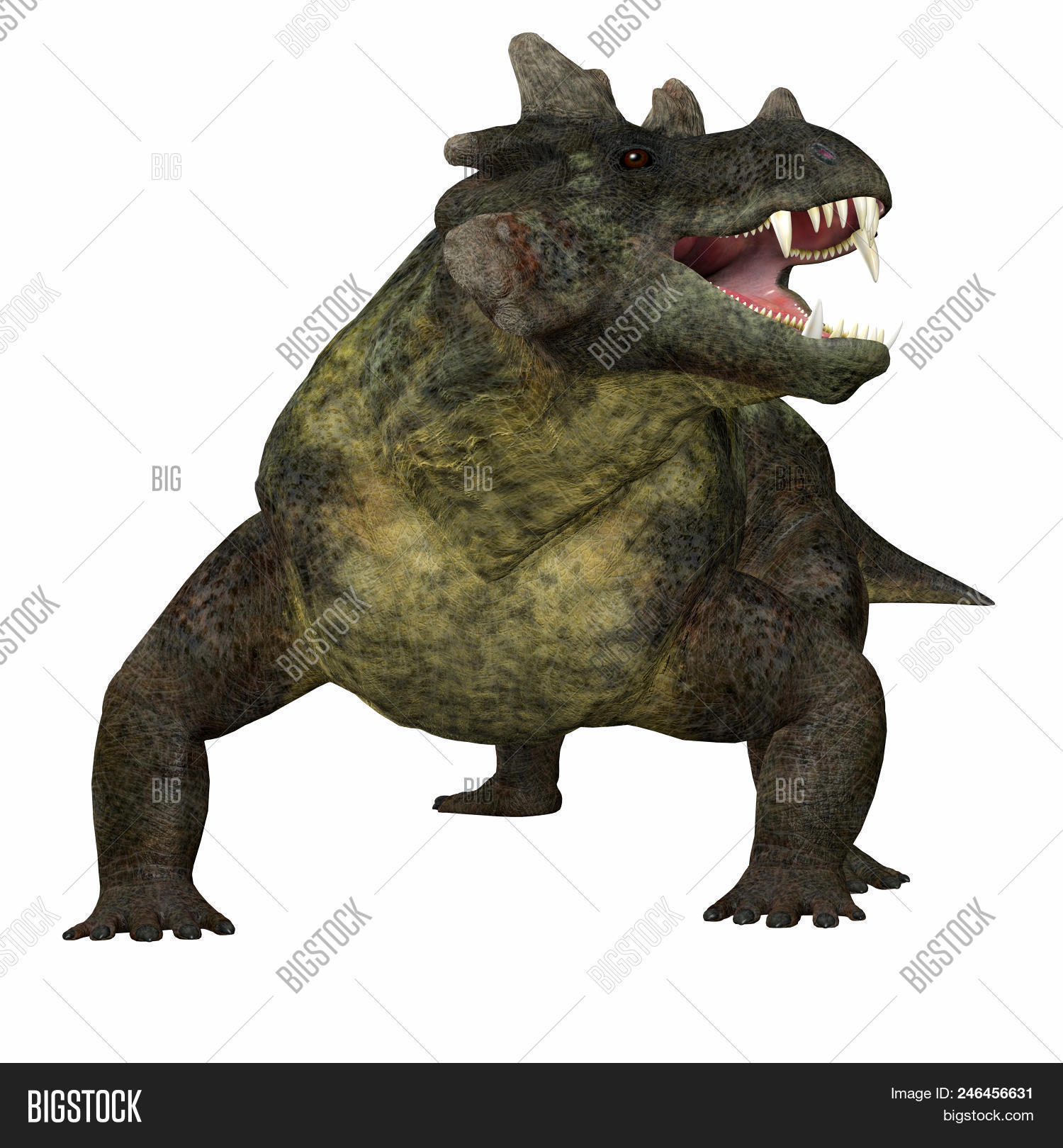 Estemmenosuchus Image & Photo (Free Trial) | Bigstock