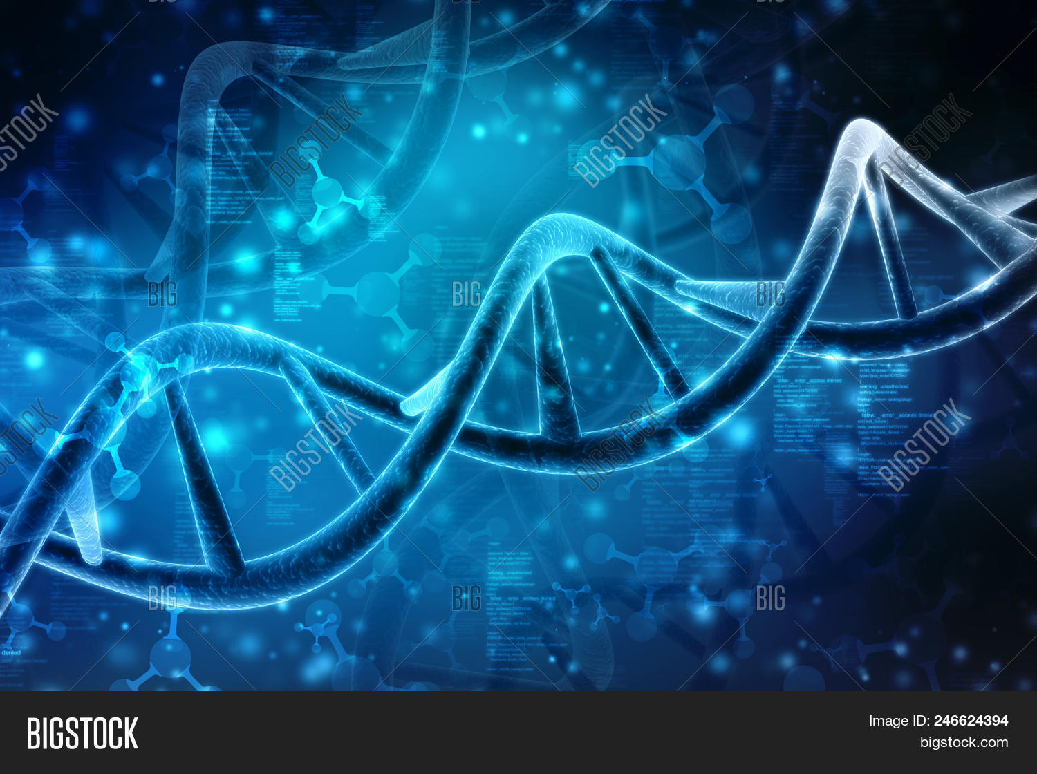 3d Render Dna Image & Photo (Free Trial) | Bigstock