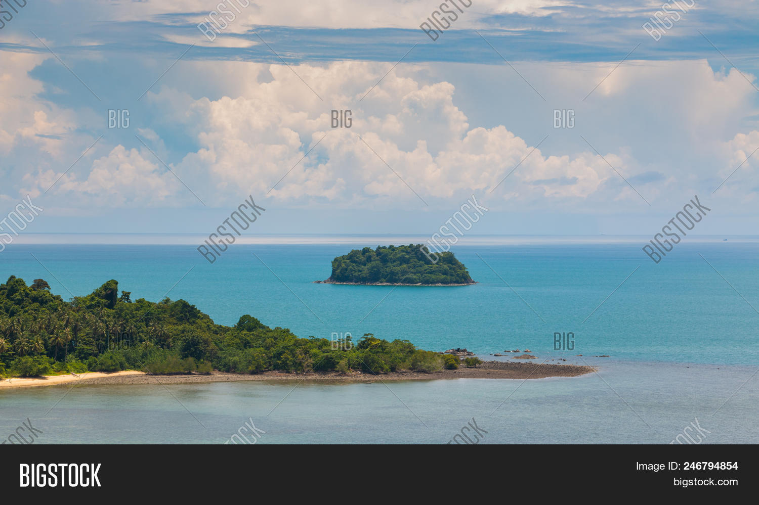 Island Sea View On Image & Photo (Free Trial) | Bigstock