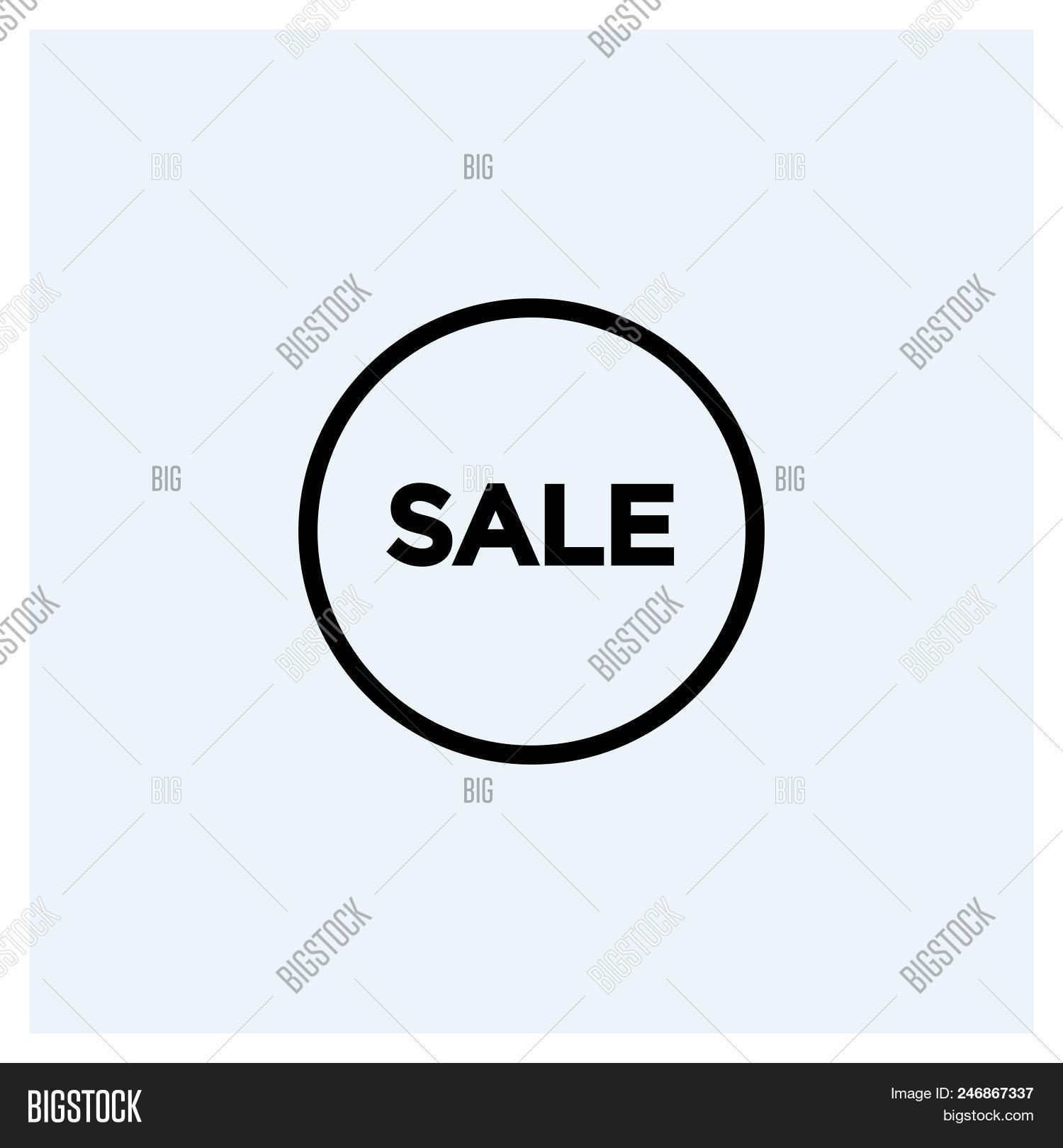 Sale Icon Vector Icon Vector & Photo (Free Trial) | Bigstock