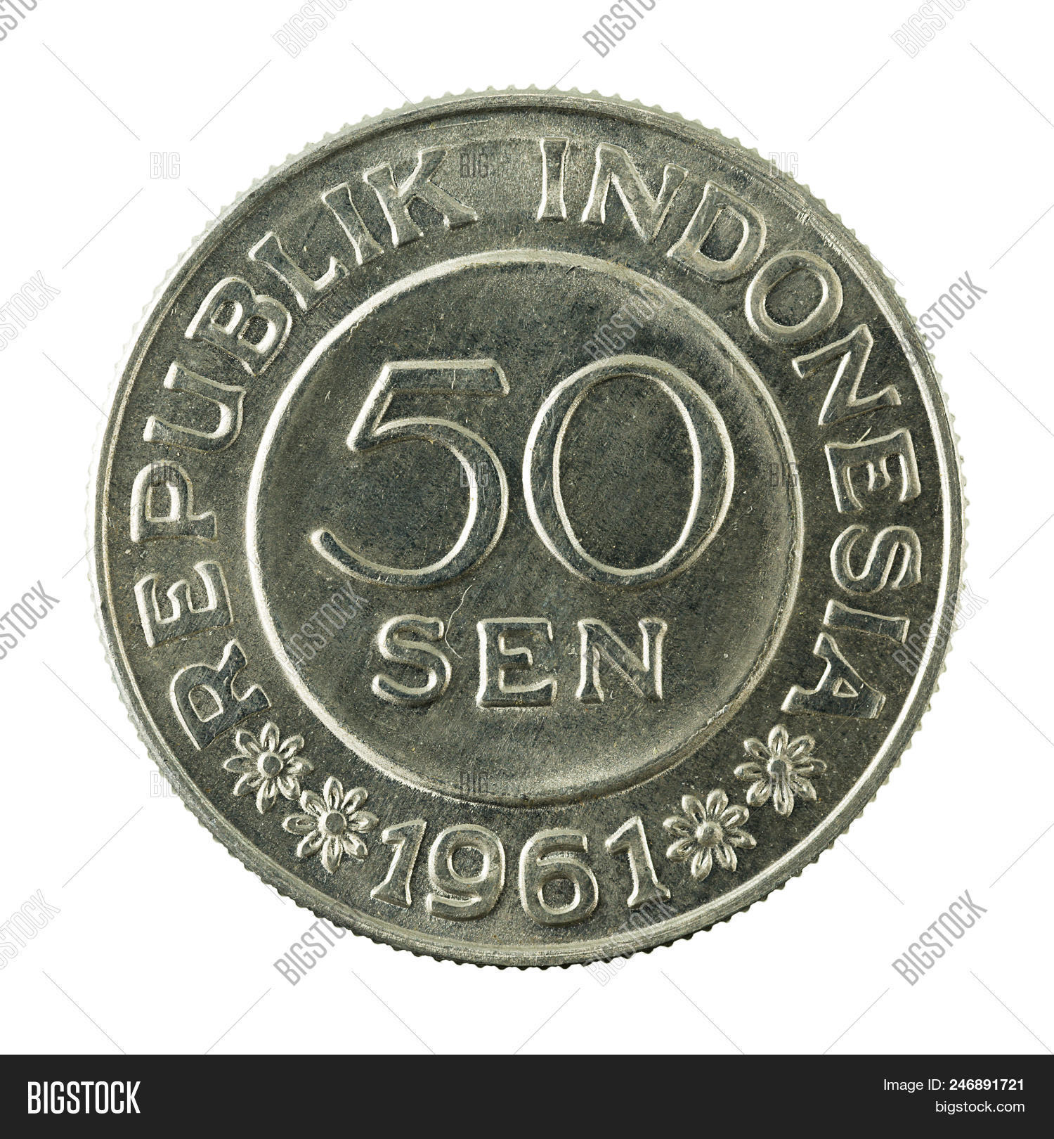 50 Indonesian Sen Coin Image & Photo (Free Trial) | Bigstock