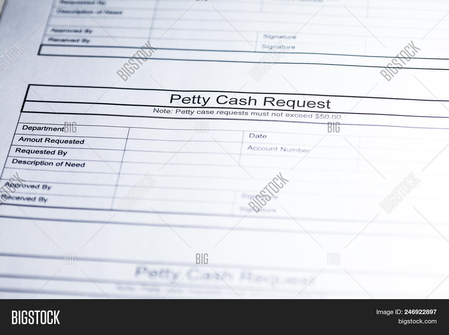 Petty Cash Request. Image & Photo (Free Trial) | Bigstock