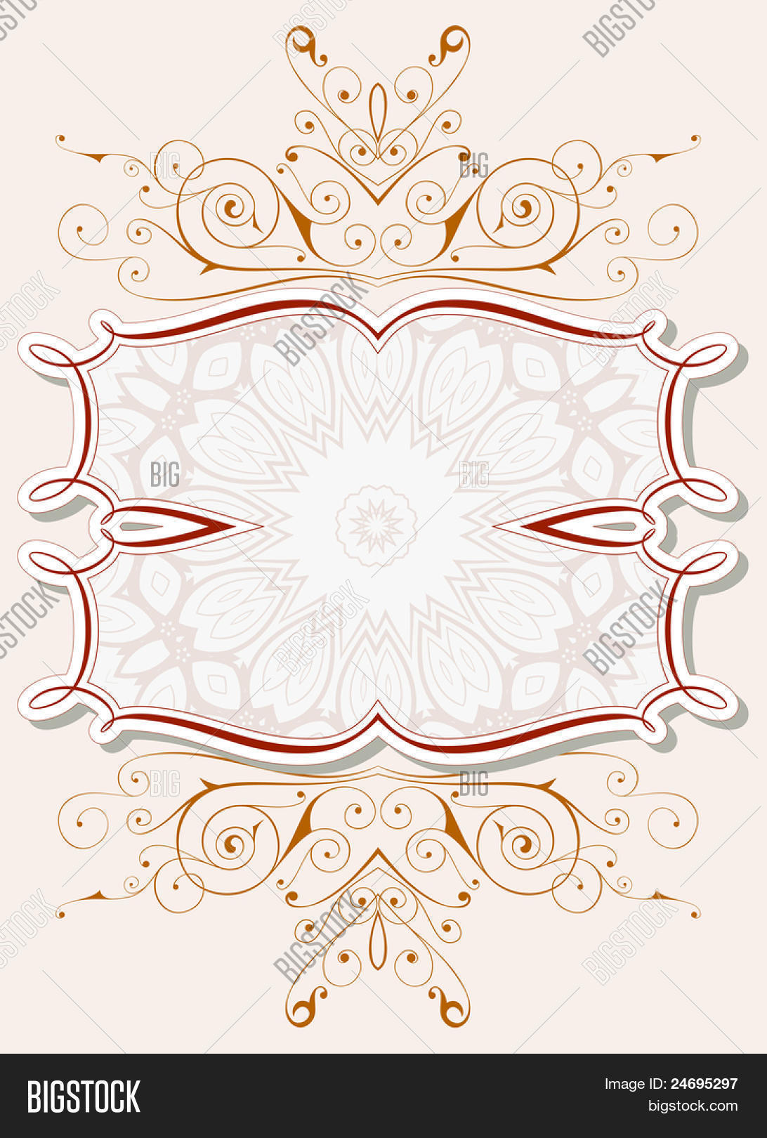 Vintage Frame. Bitmap Image & Photo (Free Trial) | Bigstock