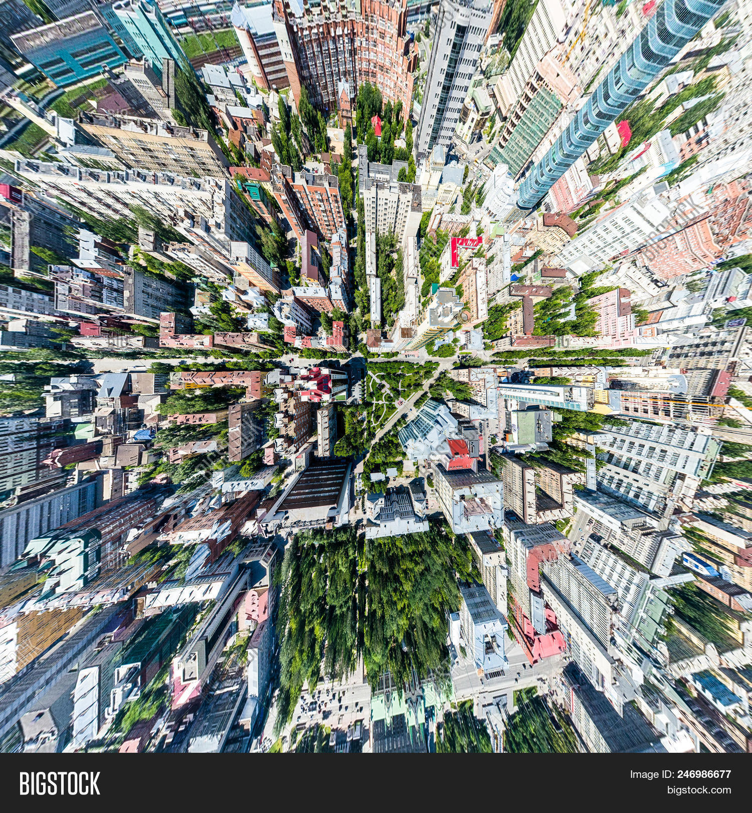 Aerial City View Image & Photo (Free Trial) | Bigstock