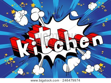 Comic Kitchen Images, Illustrations & Vectors (Free) - Bigstock