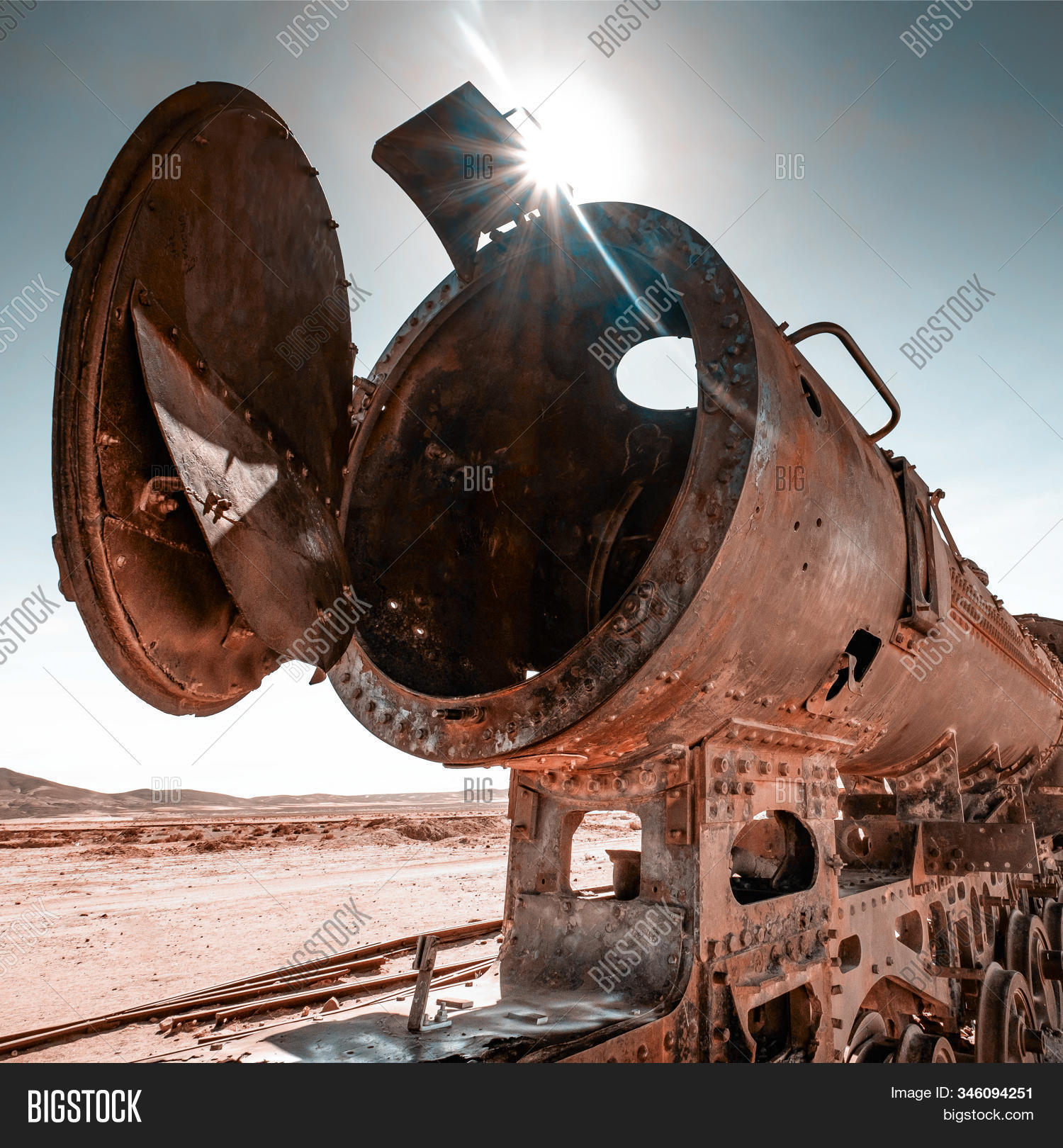 Old Rusty Steam Train Image & Photo (Free Trial) | Bigstock
