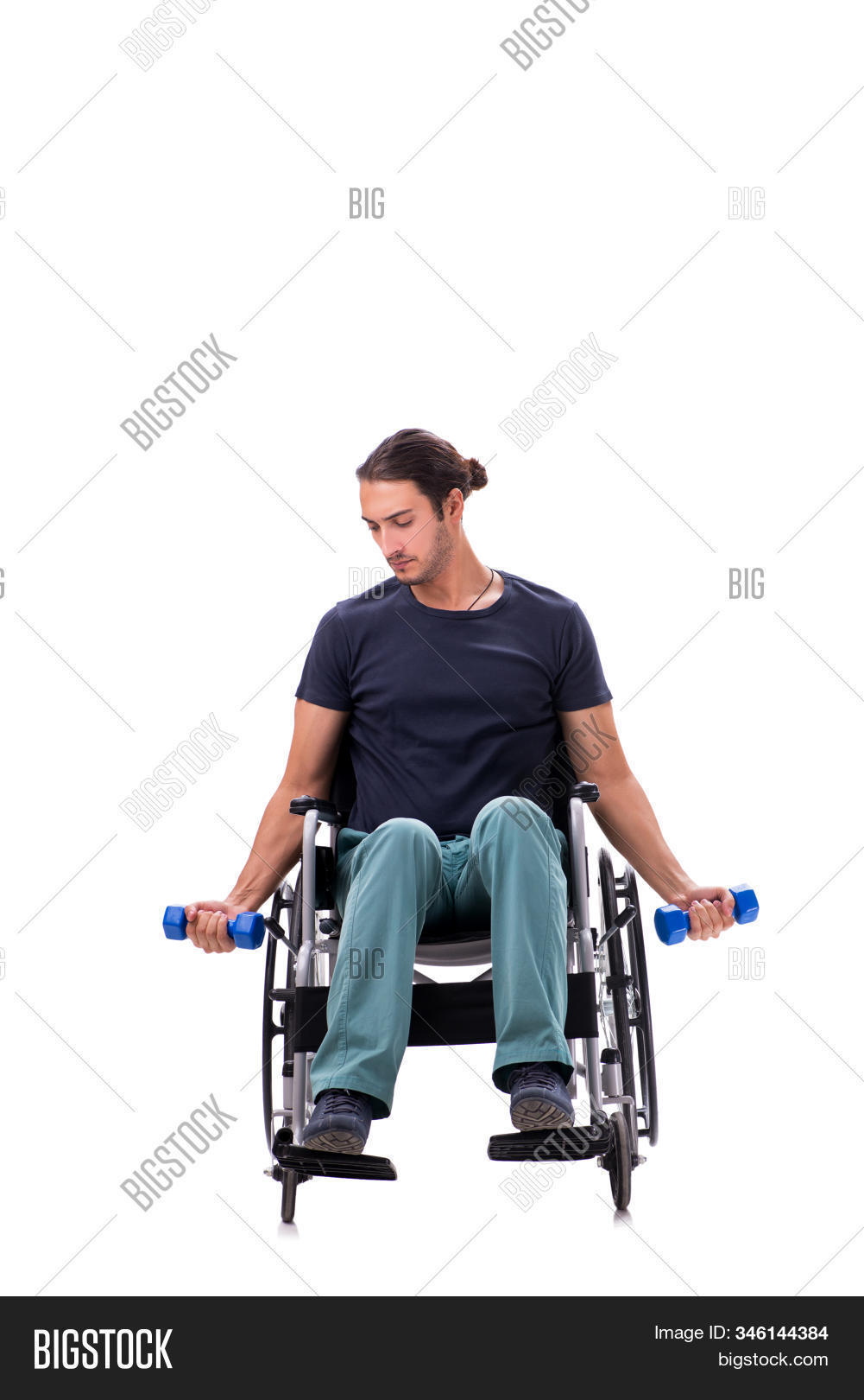 Young Disabled Man Image & Photo (Free Trial) | Bigstock