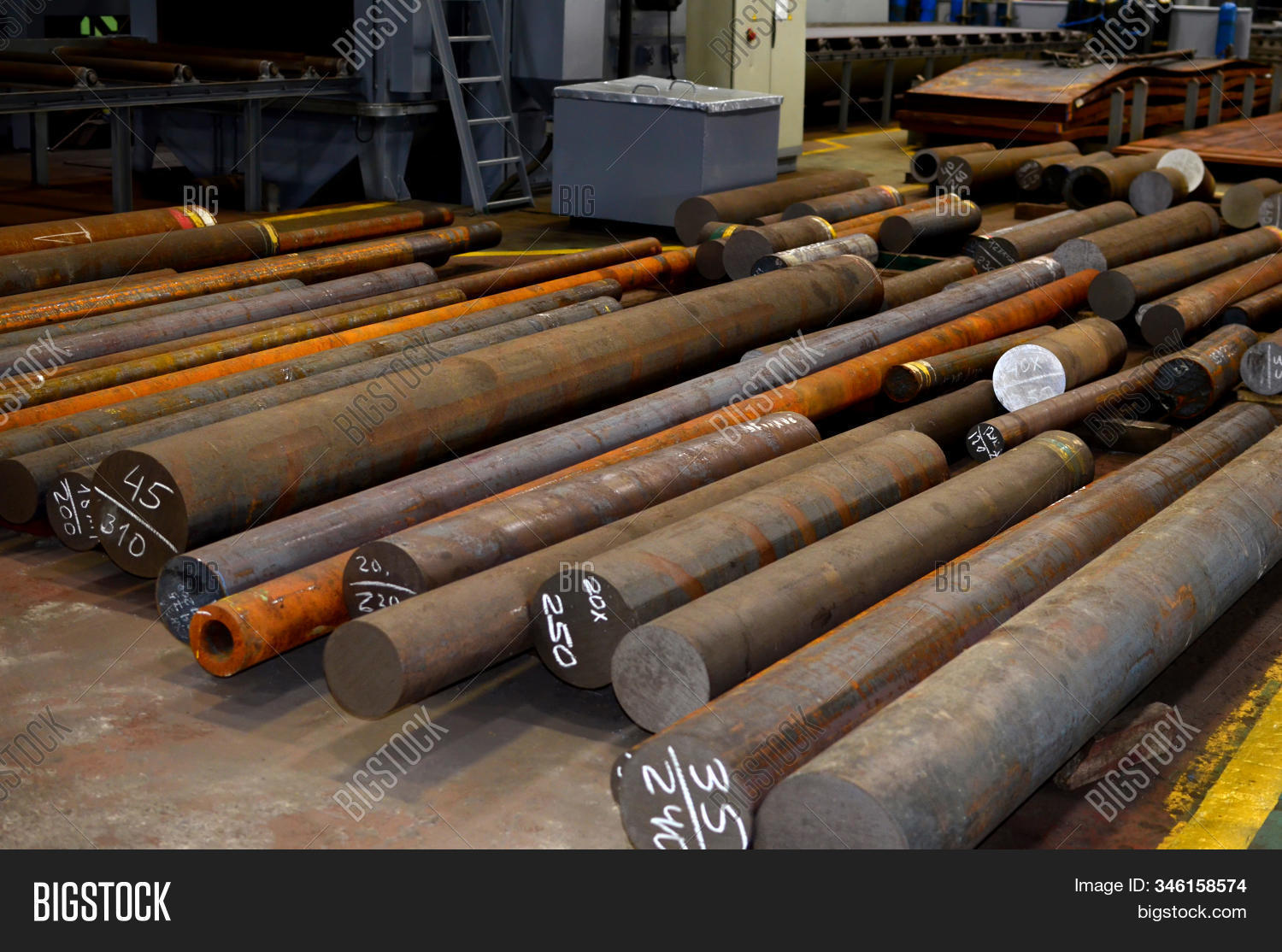 Round Steel Billets Image & Photo (Free Trial) | Bigstock