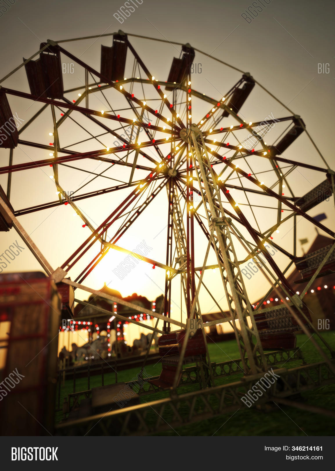 Carnival Rides Background