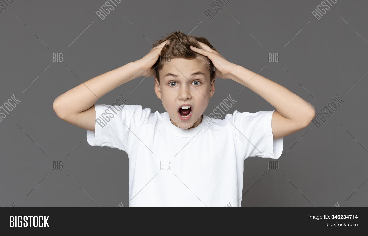 Kids Shock. Emotional Image & Photo (Free Trial) | Bigstock