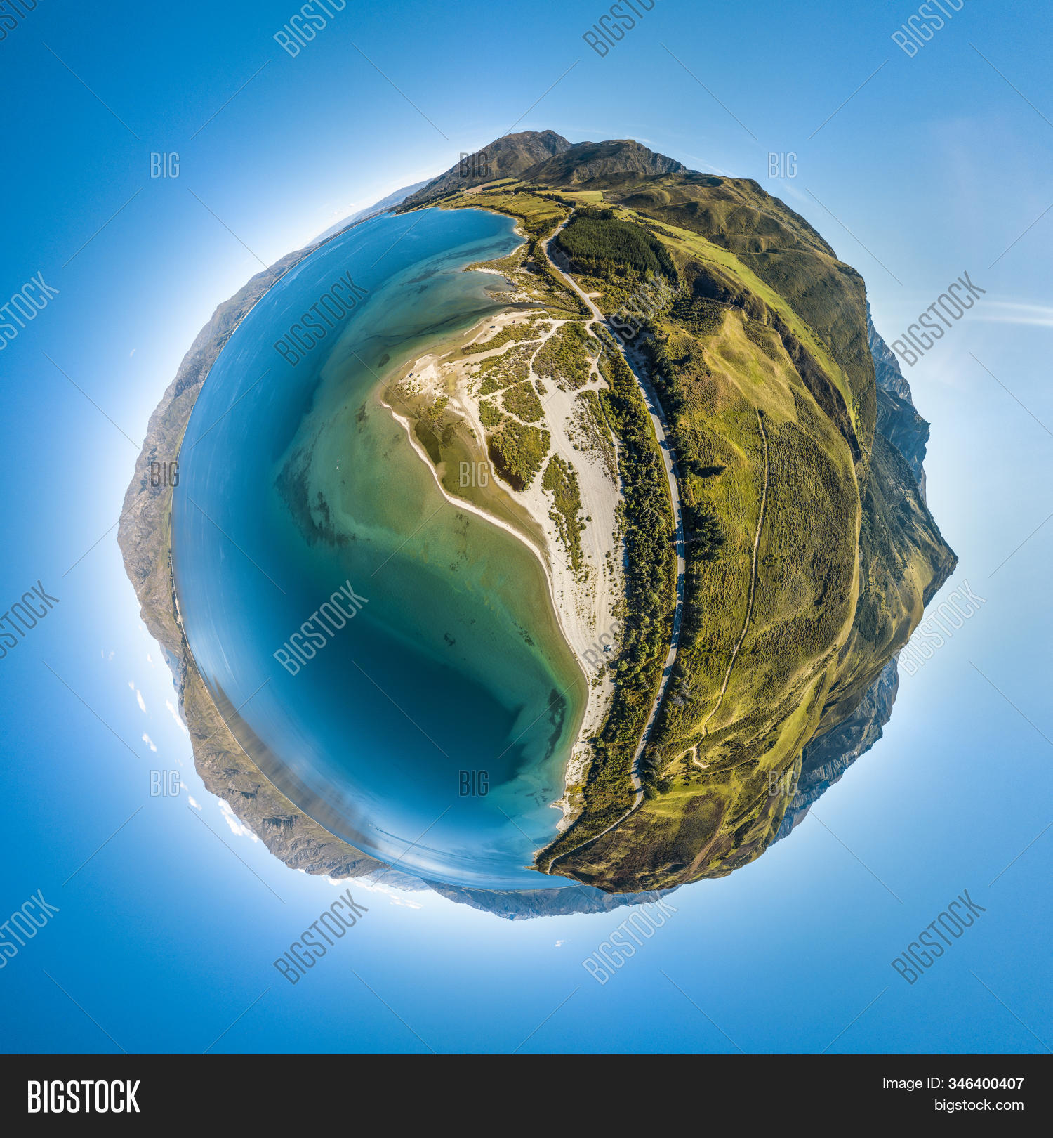 Aerial Tiny Planet Image & Photo (Free Trial) | Bigstock