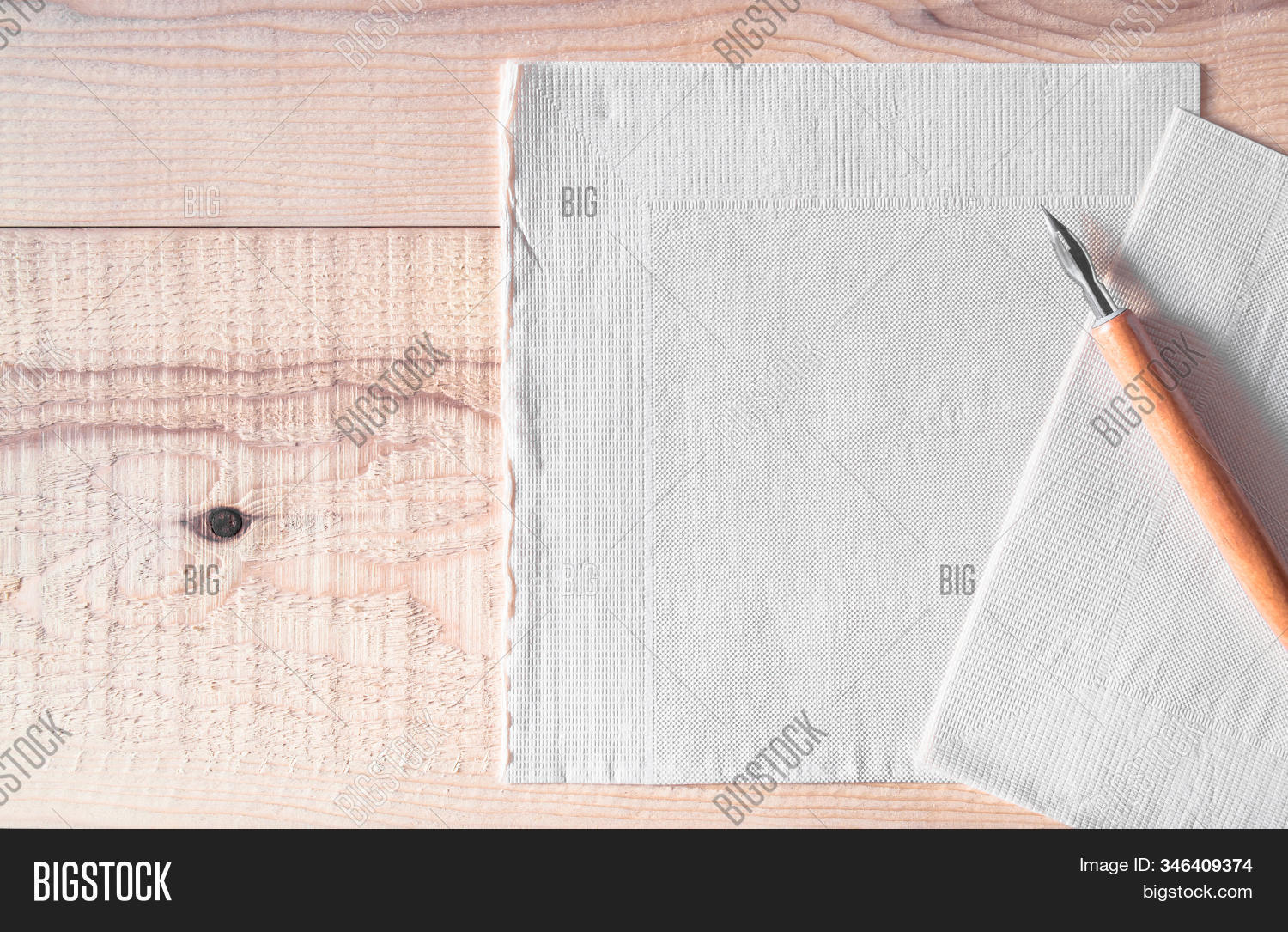 Tissue Paper Dip Pen Image & Photo (Free Trial) | Bigstock