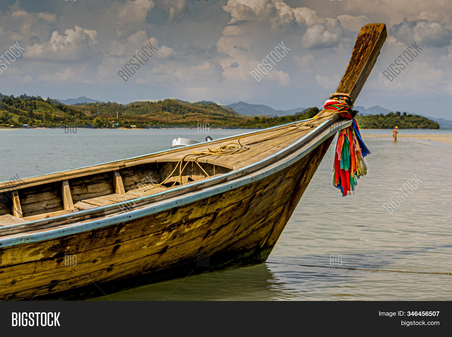 Typical Thai Canoe On Image & Photo (Free Trial) | Bigstock