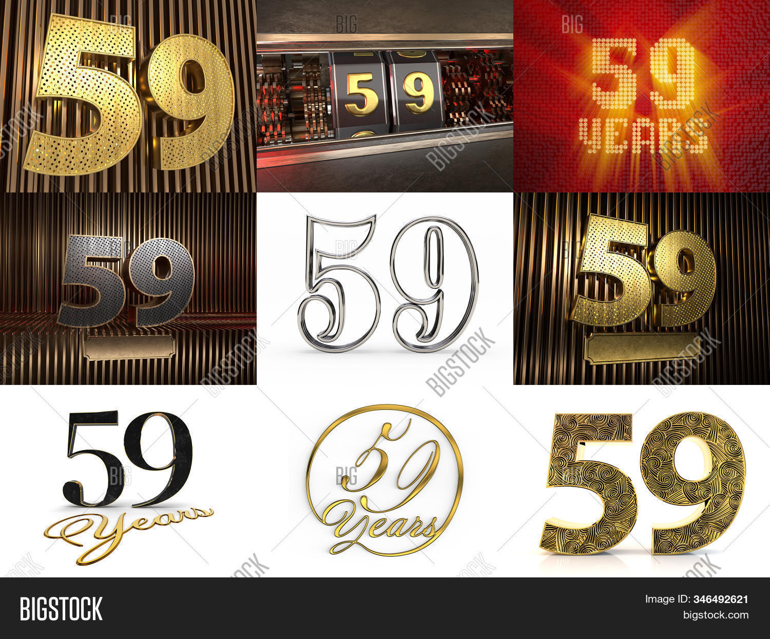 Set Number 59 (number Image & Photo (Free Trial) | Bigstock