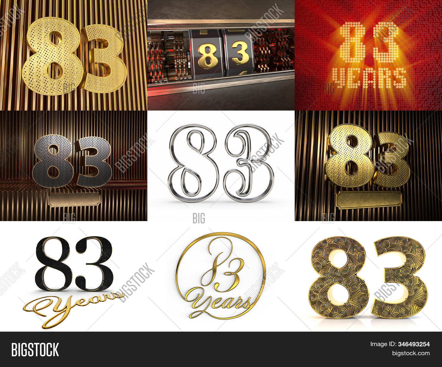 Set Number 83 (number Image & Photo (Free Trial) | Bigstock