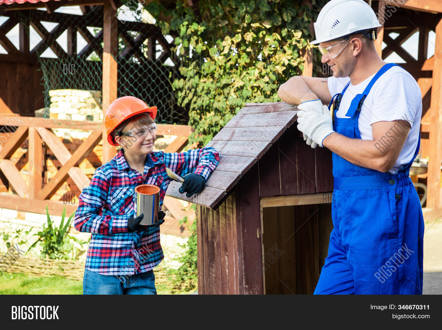Father Son Building Image & Photo (Free Trial) | Bigstock