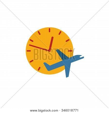 Flight Delayed Icon. Vector & Photo (Free Trial) | Bigstock