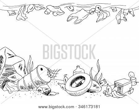 Trash Underwater Vector & Photo (Free Trial) | Bigstock