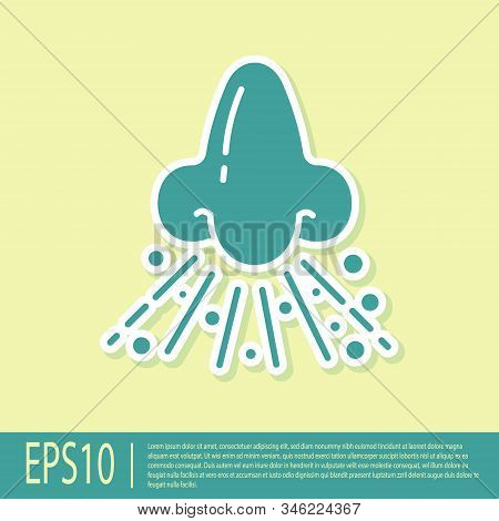 Green Runny Nose Icon Vector & Photo (Free Trial) | Bigstock