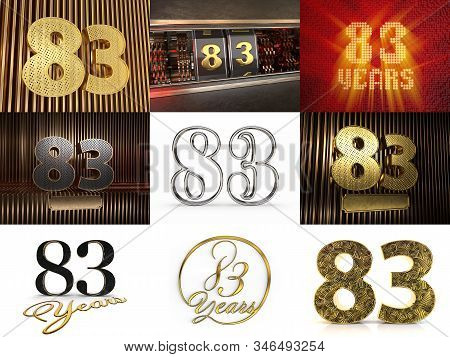 Set Number 83 (number Image & Photo (Free Trial) | Bigstock