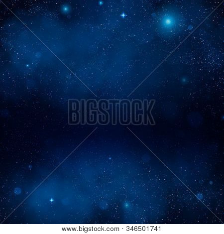 Outer Space Blue Vector & Photo (Free Trial) | Bigstock