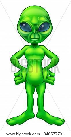Little Green Man Vector & Photo (Free Trial) | Bigstock
